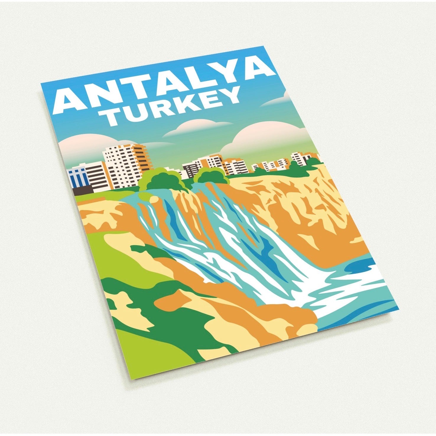 Postkarte (10er Pack): Antalya – BLN PRINT