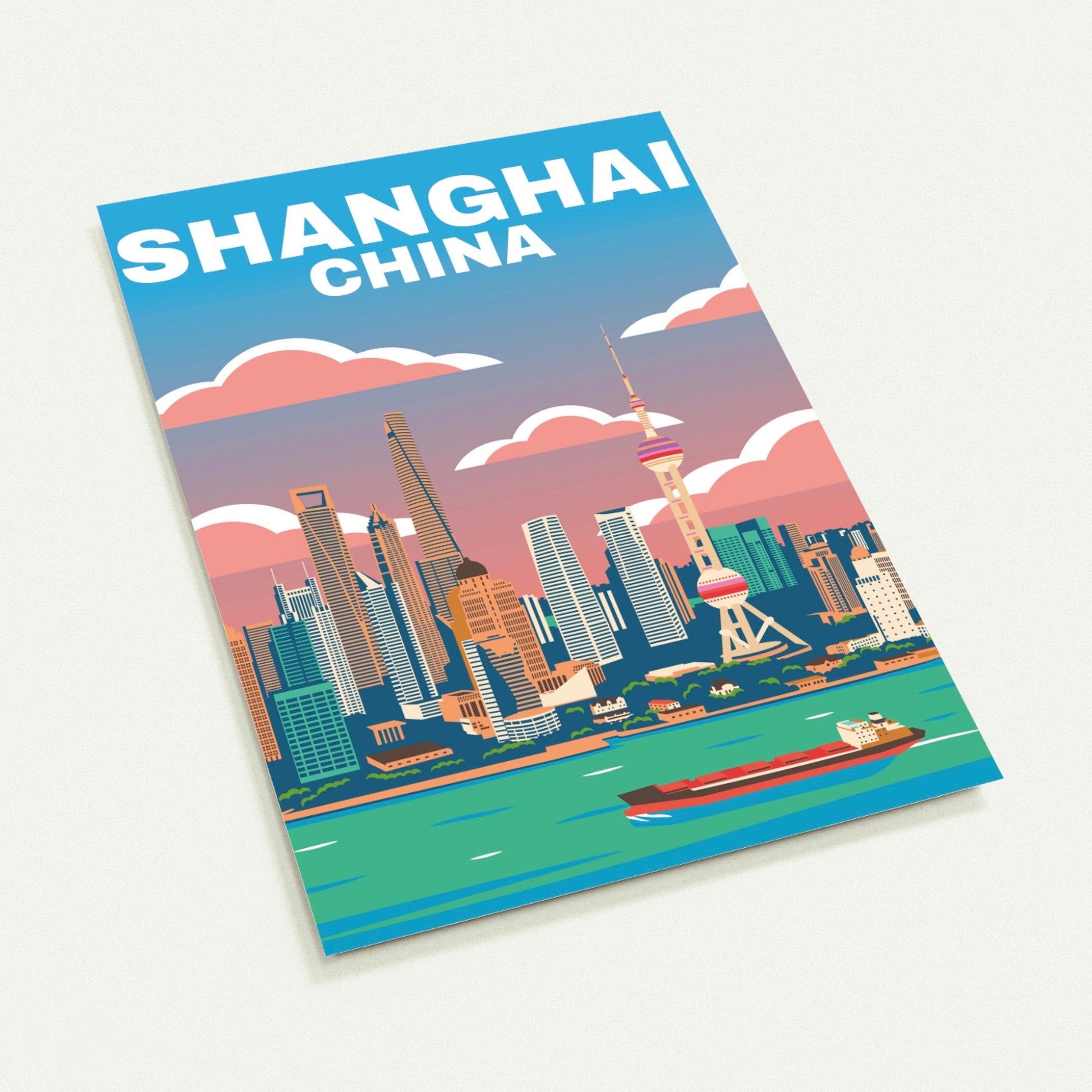 Postcards (10er Pack): Shanghai – BLN PRINT