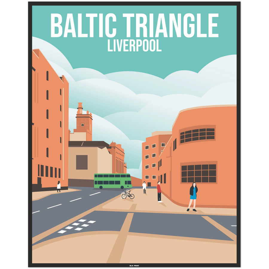 Liverpool Baltic Triangle (1) - Vintage Travel Poster – BLN PRINT